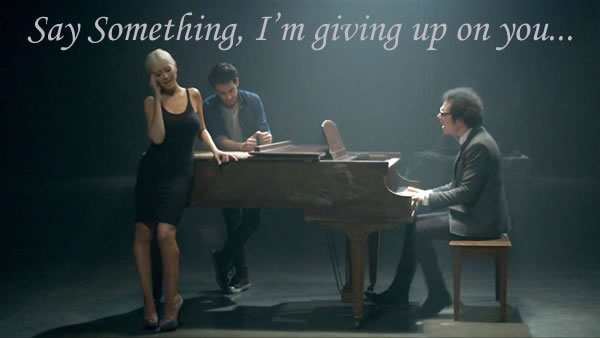 Say Something Chords by A Great Big World ft. Christina Aguilera